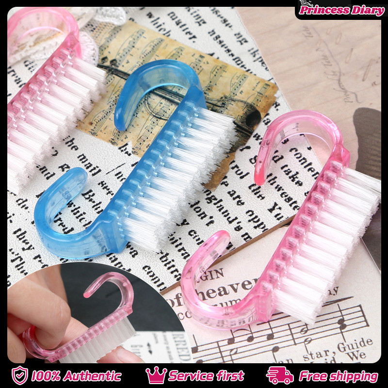 10 Pcs/set Acrylic Cleaning Nail Brushes Lot Nail Art Manicure Pedicure ...