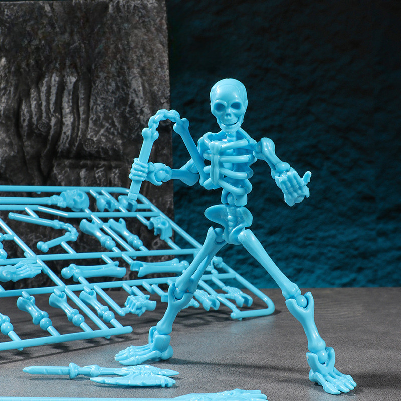 New T13 Skeleton Man Dummy 13 Assembly Model Knight 3D Printing Lucky ...