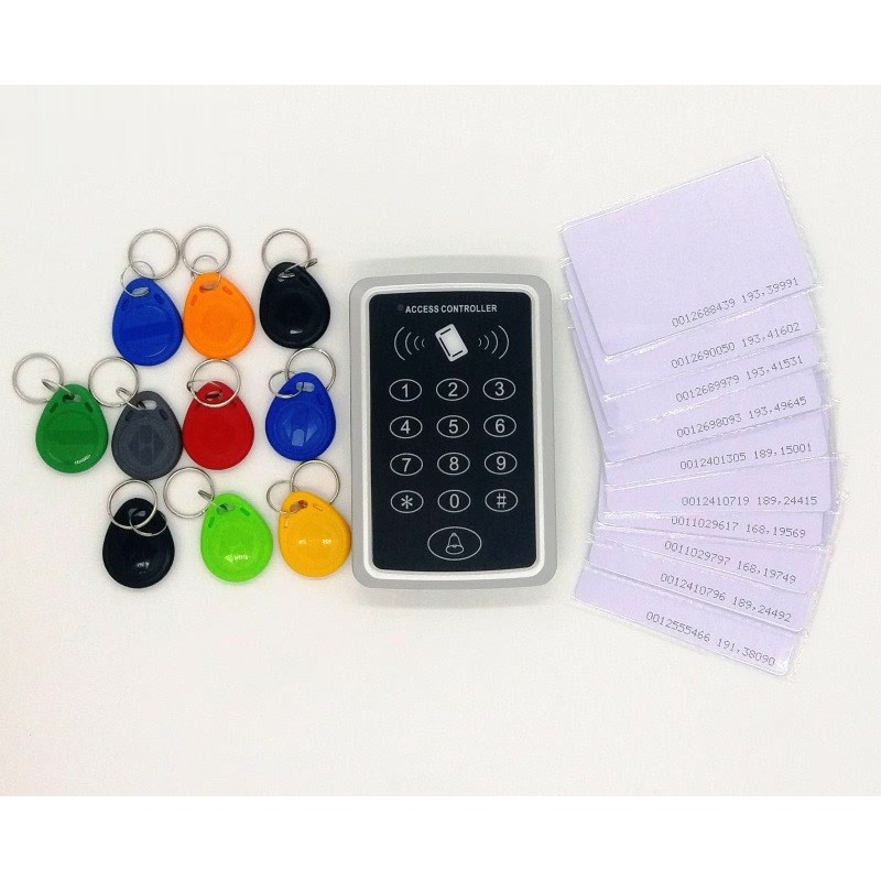 125KHz RFID Access Control System + 100pcs RFID Tags ( or Cards ...