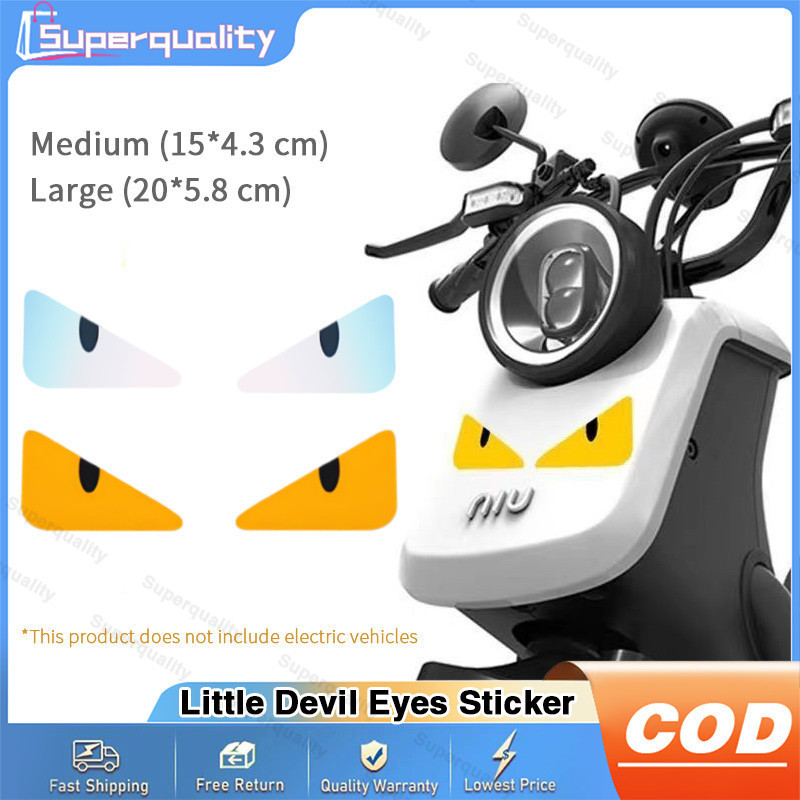 Little Devil Eyes Sticker Motorcycle Helmet Sticker Car Sticker ...