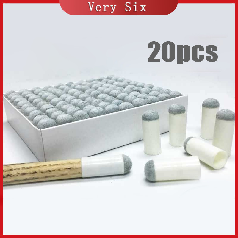 20Pcs Billiards Cue Tips Plastic Pool Cue Tips Replacement 9/10/11/12 ...