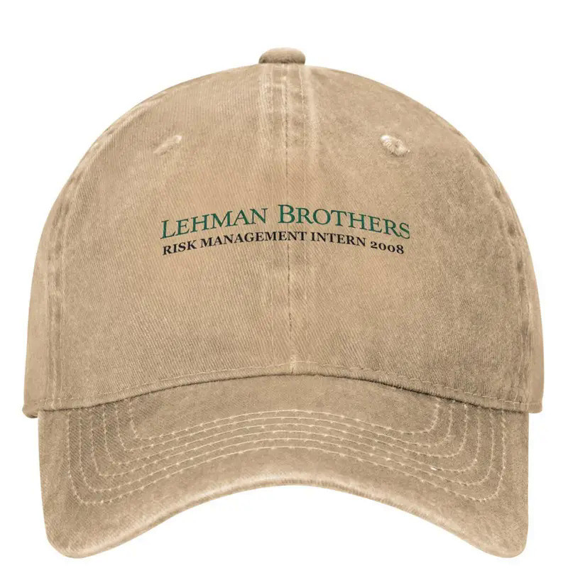 Lehman Brothers Risk Management Intern Baseball Cap Hunting Camping ...