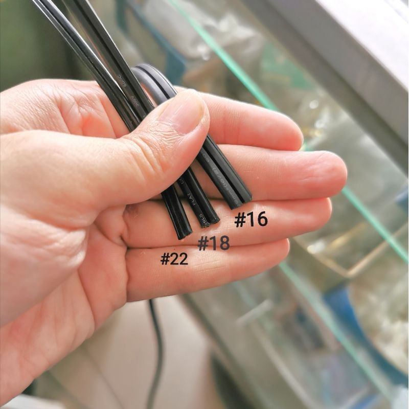 (per meter) Boston Flat Cord Duplex Extension Wire Flat Chord 22/2 18/2 ...
