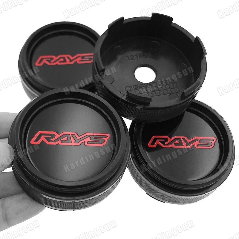 Huiyisunny 4PCS New 61mm RAYS Volk Racing Rays Cap CE28 TE37 RE30 ZE40 ...