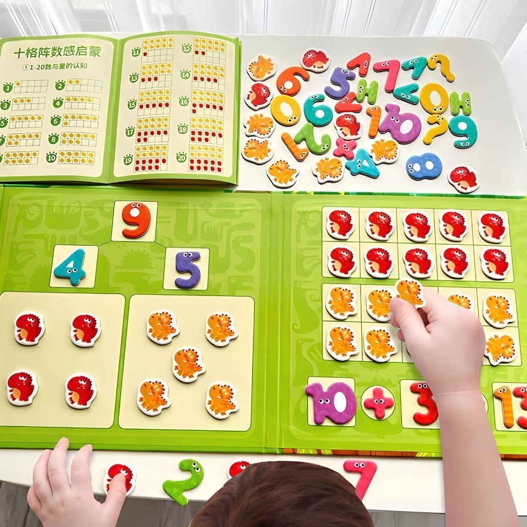 Magnetic learning board with English Letters and numbers, Early ...