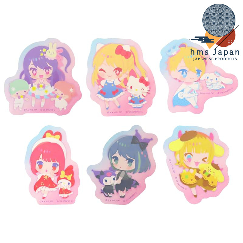 "Recommended Characters x Sanrio Characters Die-cut Sticker Set (6 ...