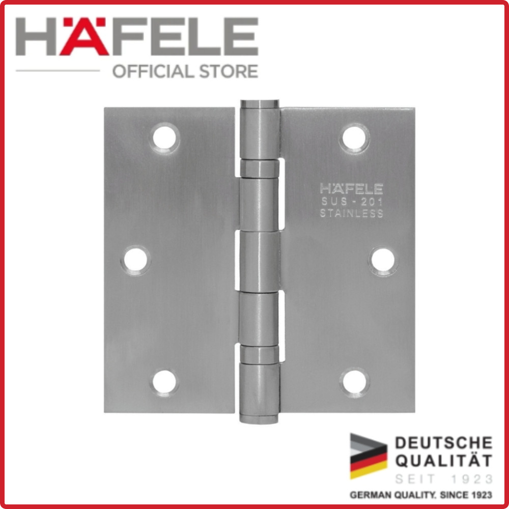 Hafele Door Butt Hinge 89 x 89 x 2mm-2BB | Shopee Philippines