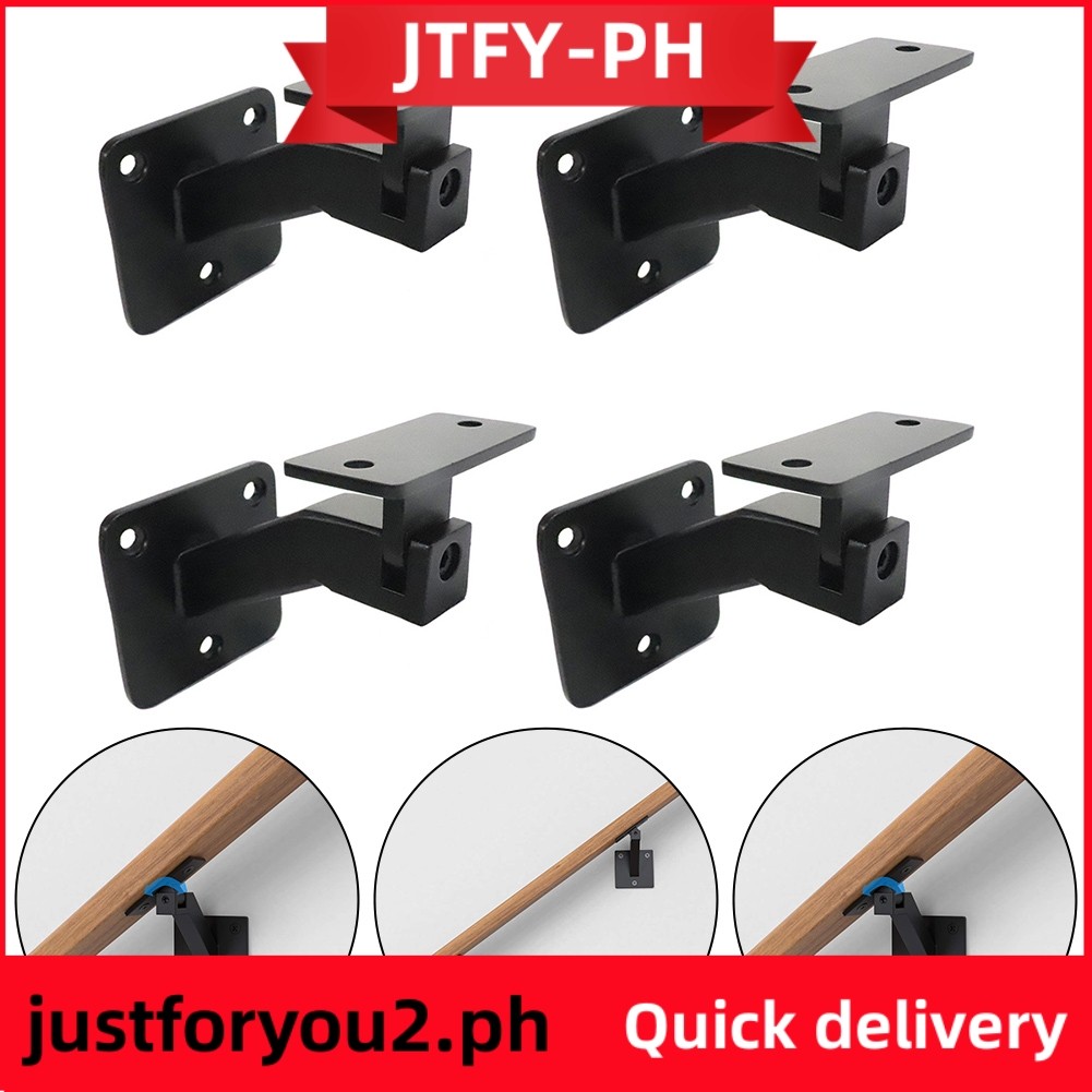 JTFY ️Adjustable Handrail Brackets for Indoor Stairs Black Stair ...