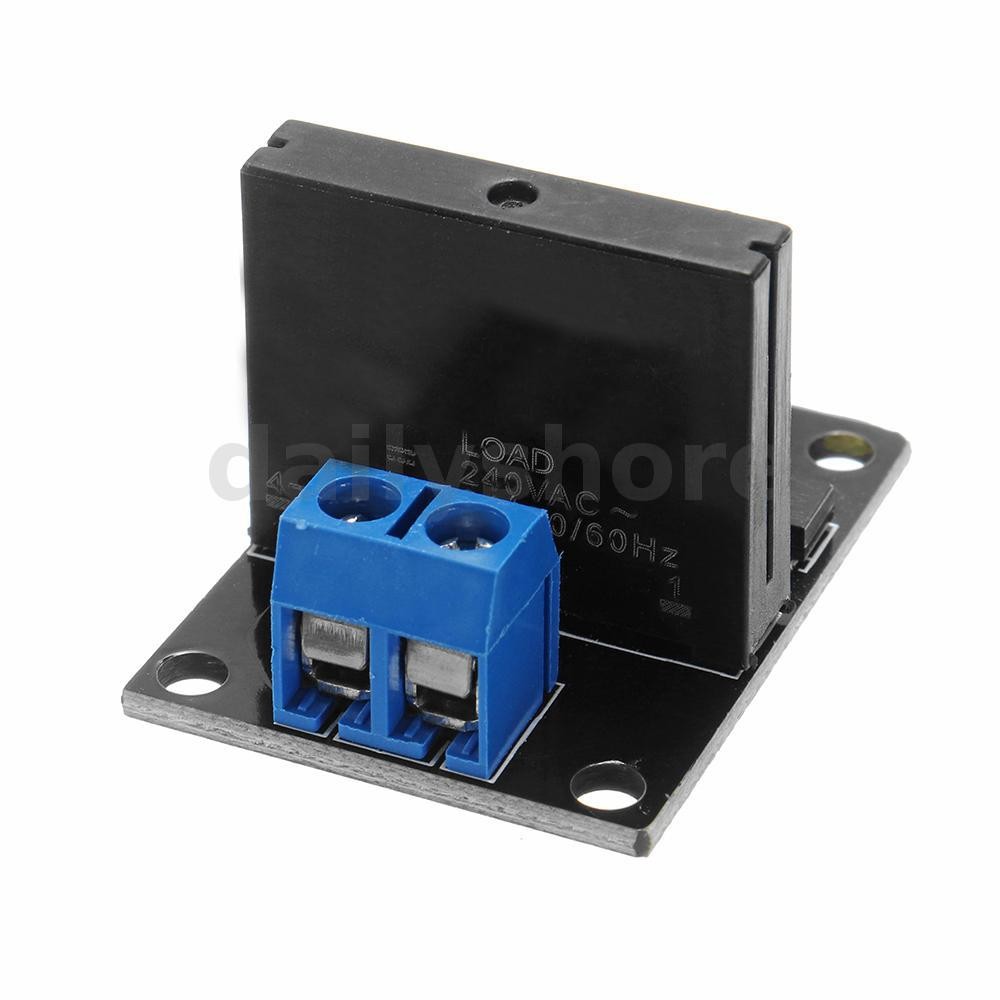 1 Channel DC5V Solid State Relay Module AC240V 2A Low Level Trigger ...