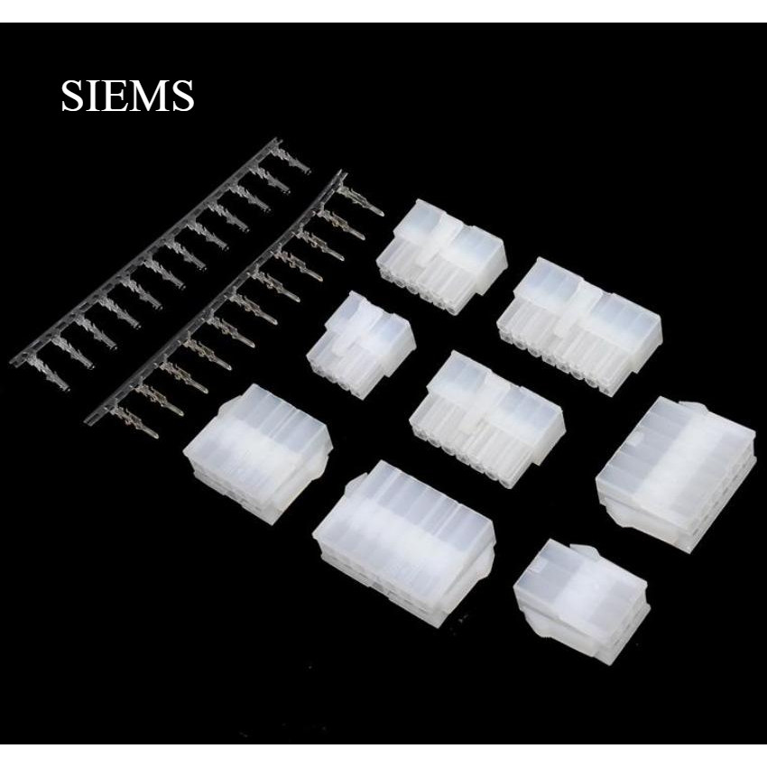 2set 4.2mm spacing Connector terminal block 5557/5559 Male and female ...