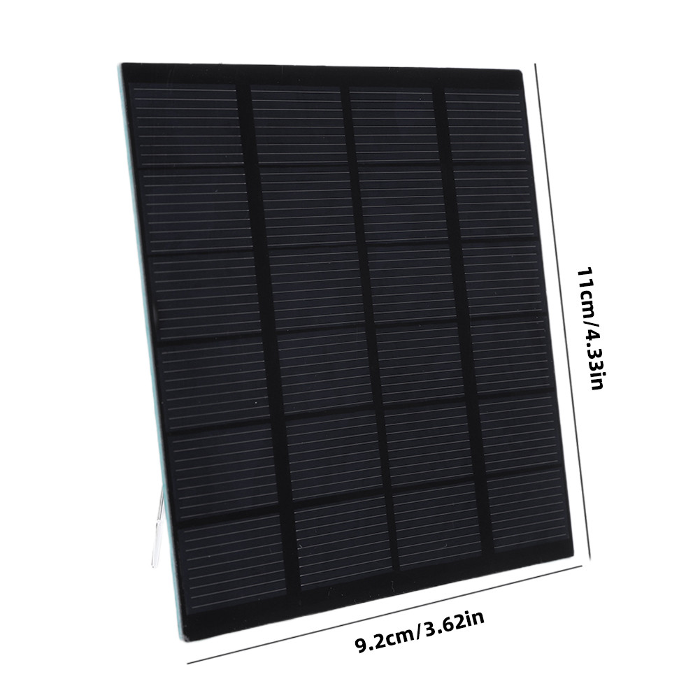 1.5W 6V Mini Solar Panel 110x92mm Polysilicon DIY Solar System Plate ...