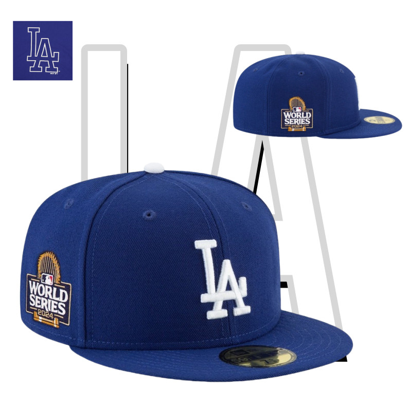 MLB Los Angeles Dodgers 2024 World Series 59F.I.FTY Fitted Hat Wide ...