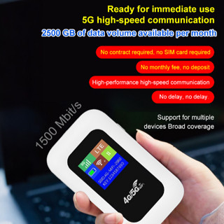 【5G High Speed Communication】Portable WiFi/ 4G/5G Wireless Pocket ...