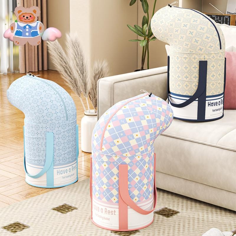 Collapsible Foot Bath Basin, Foldable Foot Bath Artifact Wash Tub ...