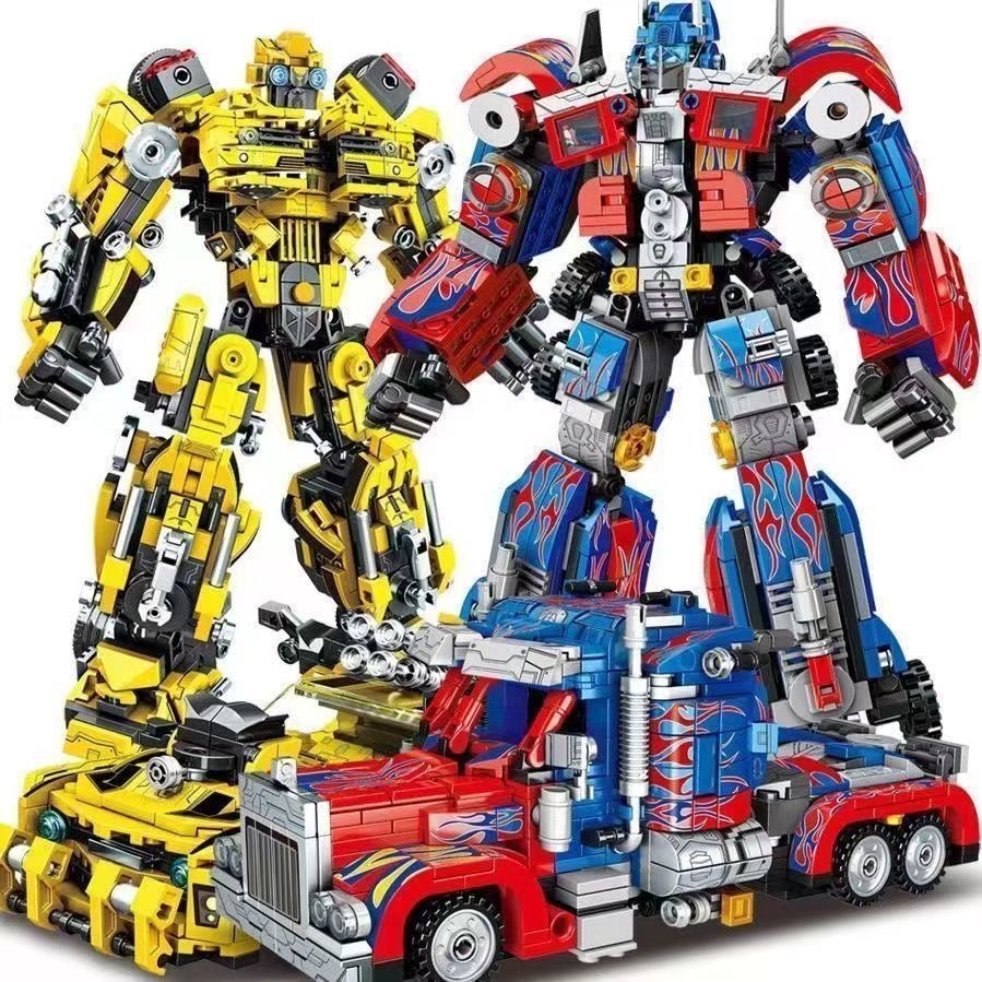 Lego Transformers Optimus Prime Robot Model Iron Man Building Block Boy ...