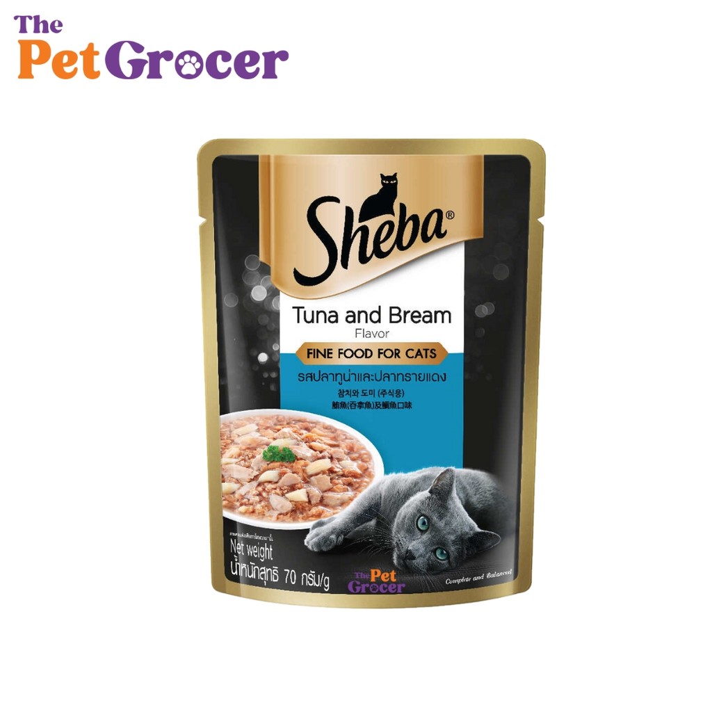 Sheba Pouch Tuna & Bream 70g | Shopee Philippines