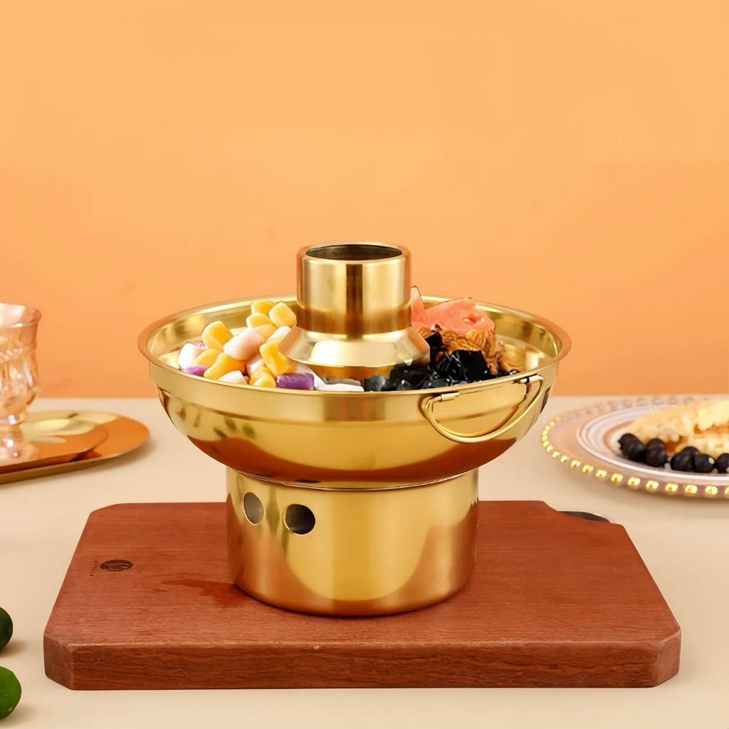 Stainless Steel Tom Yum Hot Pot Chimney Design Authentic Thai Available ...