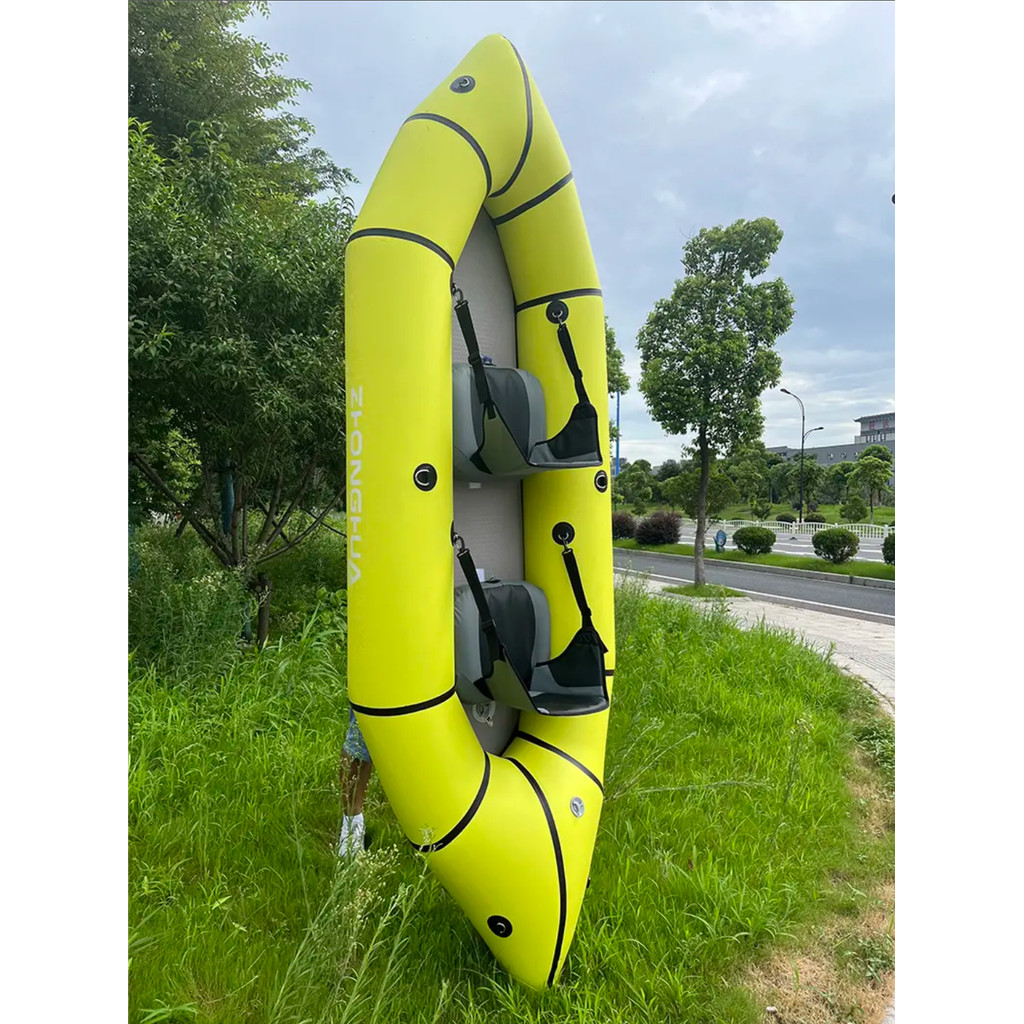 tpu Medium Row Lightweight Inflatable Fishing Boat with Hard Bottom ...