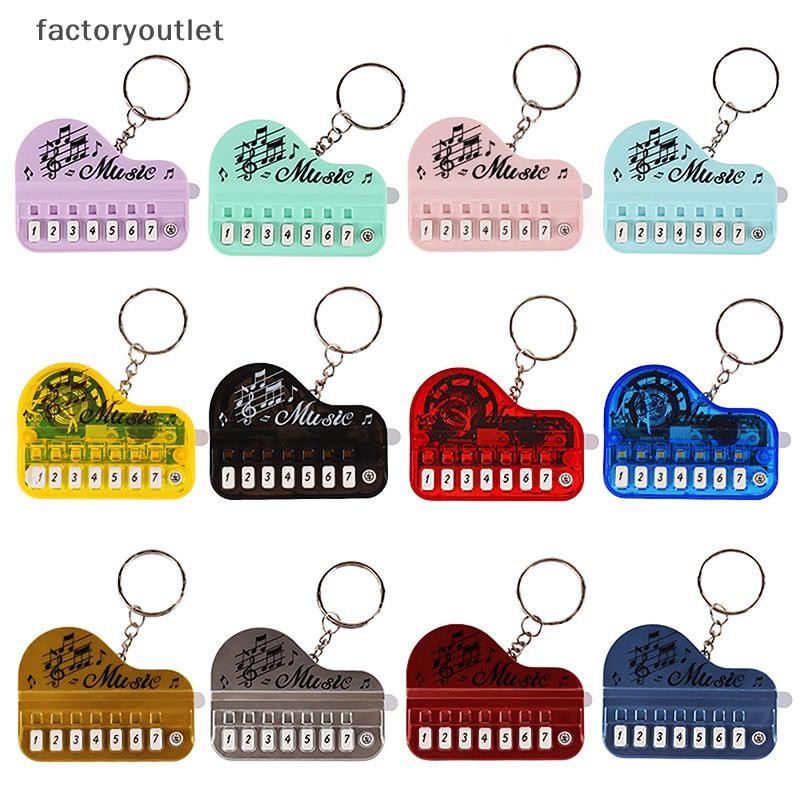 FCPH Portable Musical Instrument Toy Piano Keychain Mini Electronic ...