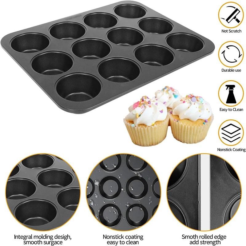 6 12 24Cup Square Cupcake Pan Muffin Tray Cupcake Mold DIY Muffin Pan