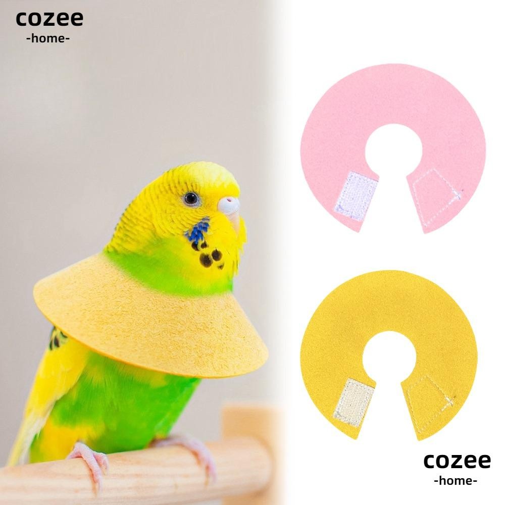 COZEE Parrot Collars, Soft Microfiber Breathable Bird Elizabethan ...