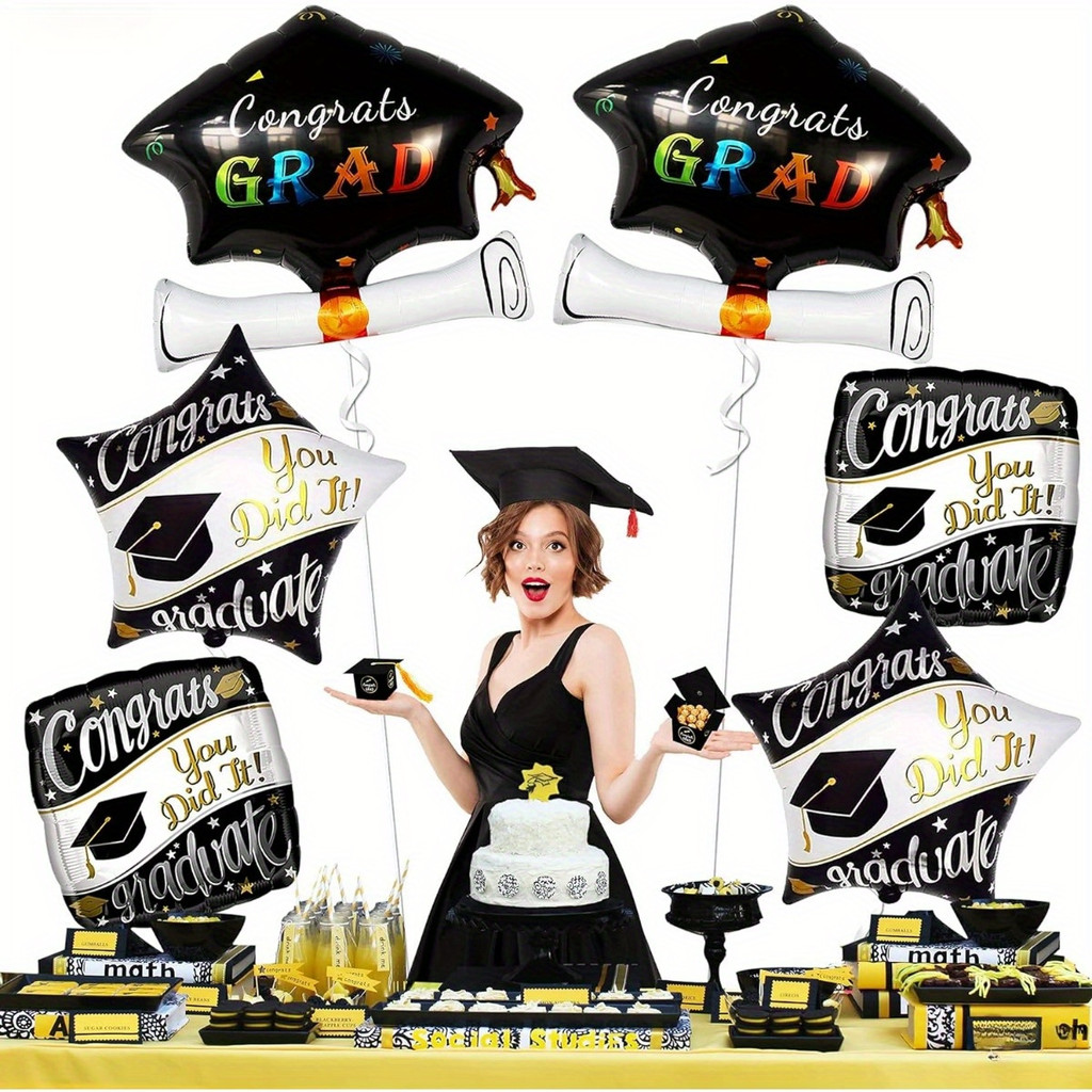 1 Set Graduation Balloon Party Decoration Supplies - Class of ...