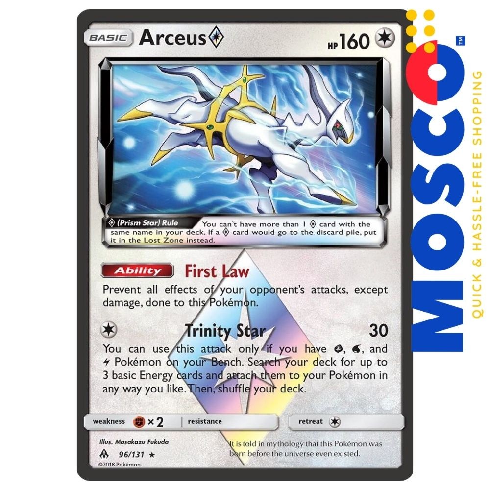 Arceus Prism Star - 96/131 Forbidden Light | Pokemon TCG | Shopee ...