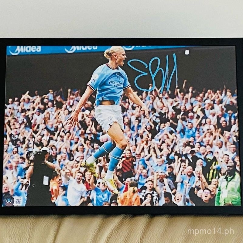 Erling.Harland Erling Haaland Signature Photo With photo frame #1 ...