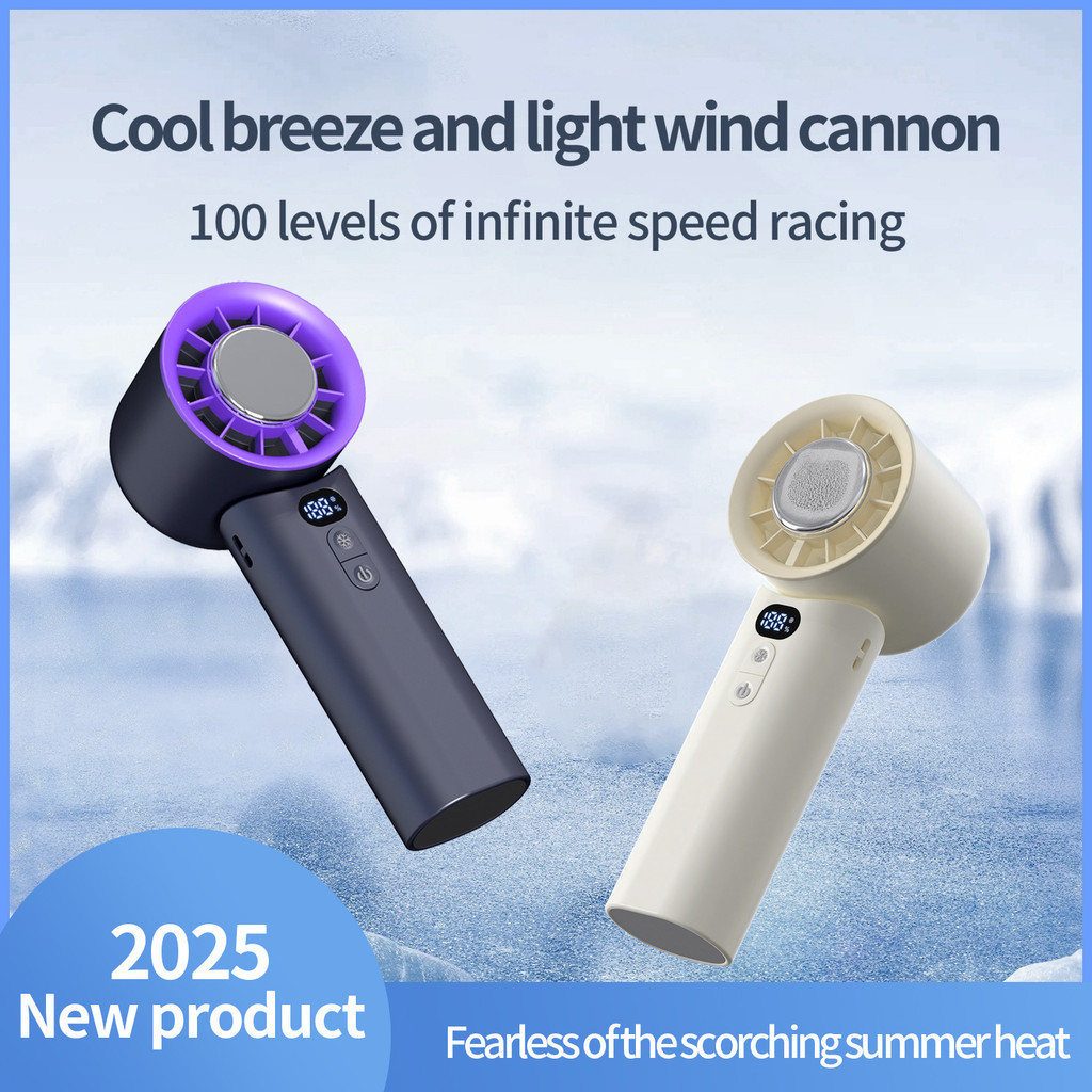 New Foldable Ice-cooling High-speed Fan with 100 Adjustable Gears, No ...