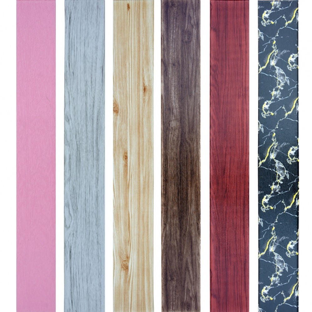 Add a Touch of Elegance with Retro Blue Gray PVC Baseboard Wall Sticker ...