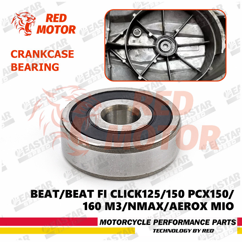 Crankcase Bearing (Beat/Beat Fi Click125/150 Pcx150/160 M3Nmax/Aerox Mio) Crankcase Cover ...