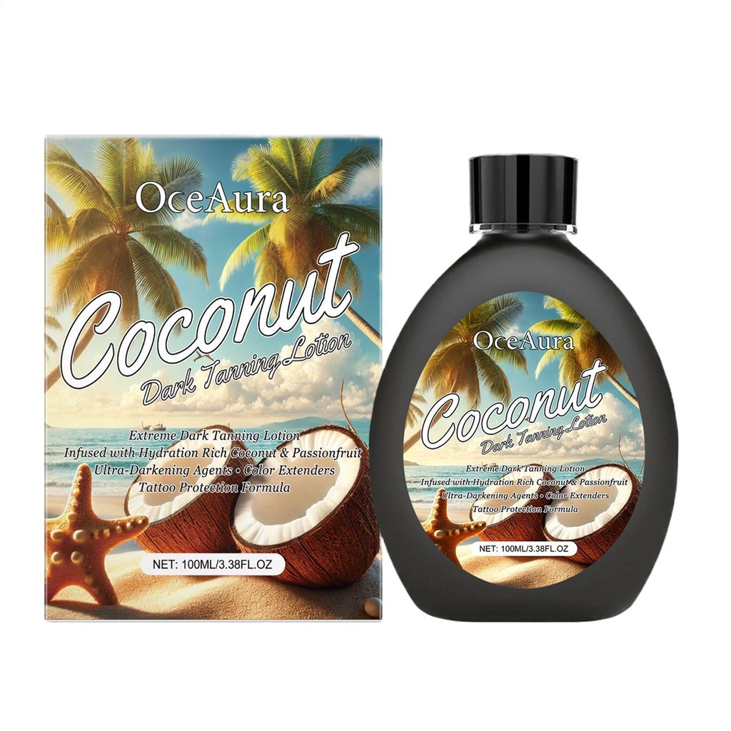 Tanning Lotion Outdoor Dark Tanning Oil Accelerator Natural Waterproof ...