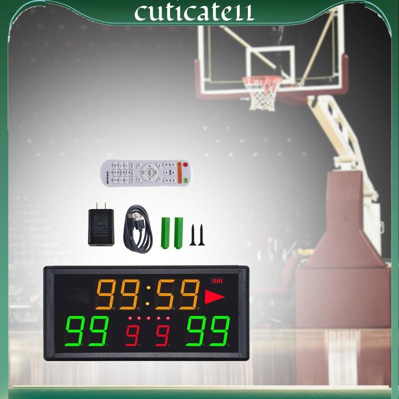 [cuticate11] Digital Scoreboard Score Keeper Portable Badminton LED ...
