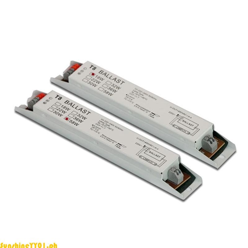 SUN Universal T8 Electronic Ballast 1x 18W 1x 58W Fluorescent Lamp ...