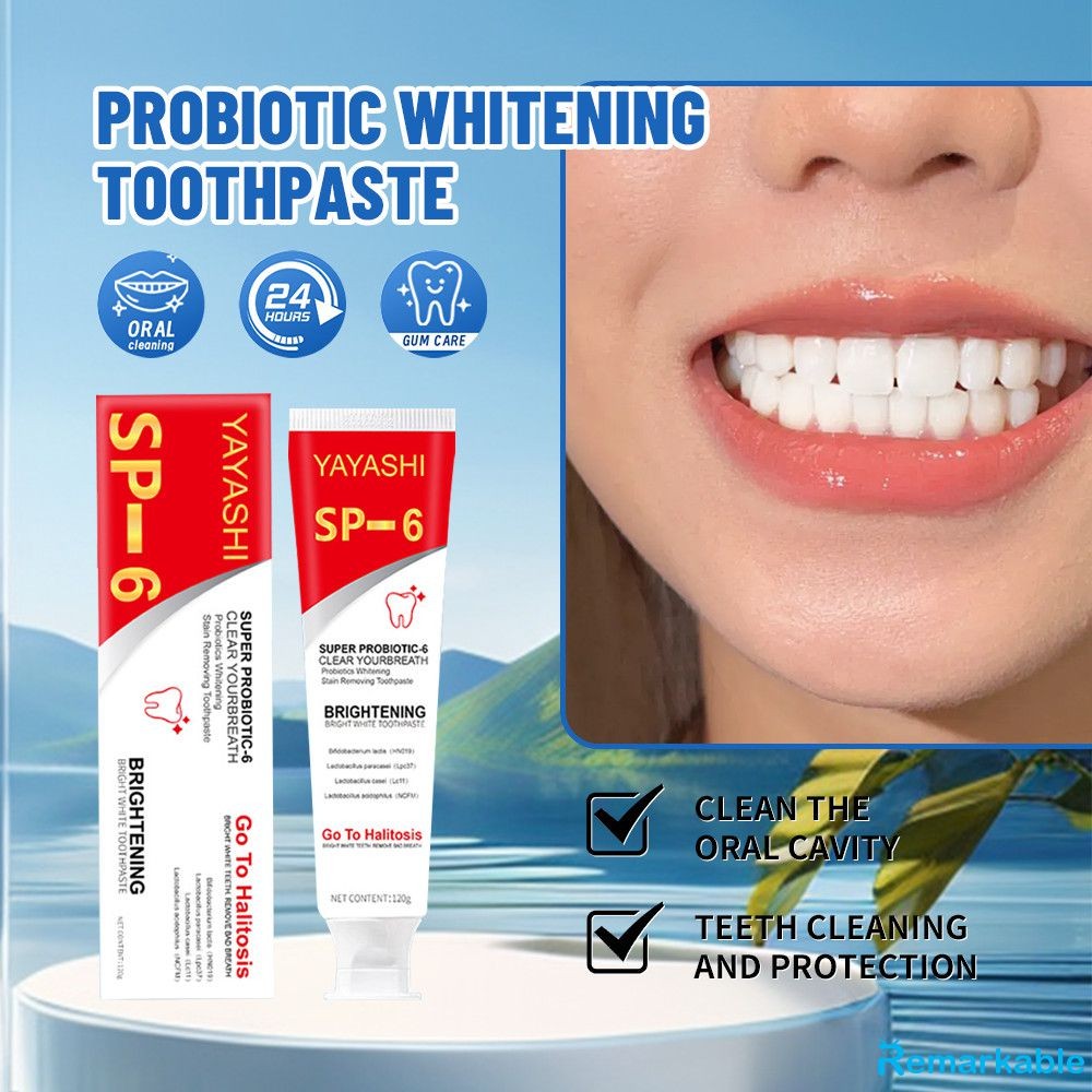 Sp-6 Whitening Toothpaste Deep Cleaning Stain Removal Tone Up ...