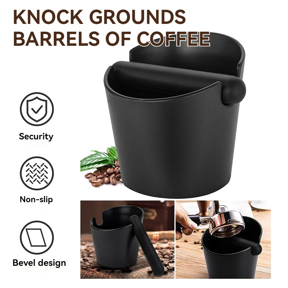 Coffee Knock Box Durable Anti Slip Base Coffee Grind Removable Knock ...
