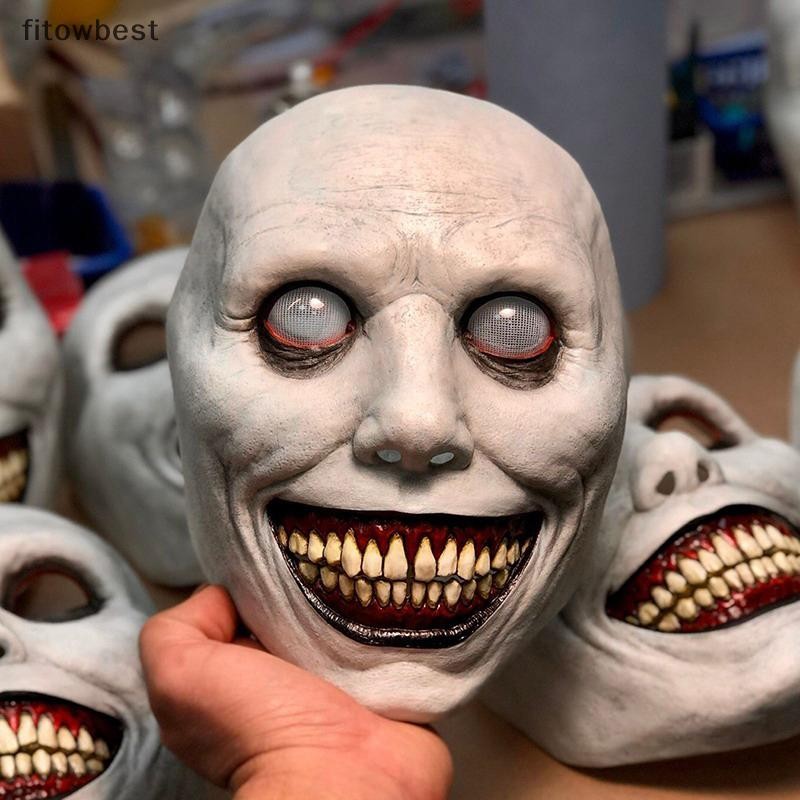 Fbph Horror The Exorcist Smiling Face Demon Mask Cosplay Evil Creepy ...