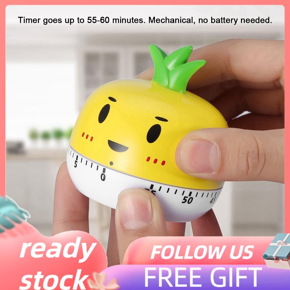 Hanhan1 Kitchen Timer Tomato Cooking with Alarm Clock Time Reminder ...