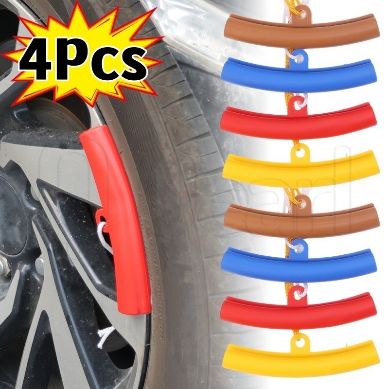 Wheel Steel Ring Protective Sleeve - Wheel Rim Edge Protectors - Wheel ...