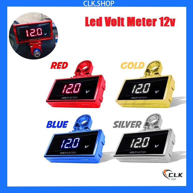 Motorcycle Volt Meter With Frame Classic Digital Speedometer Odometer ...