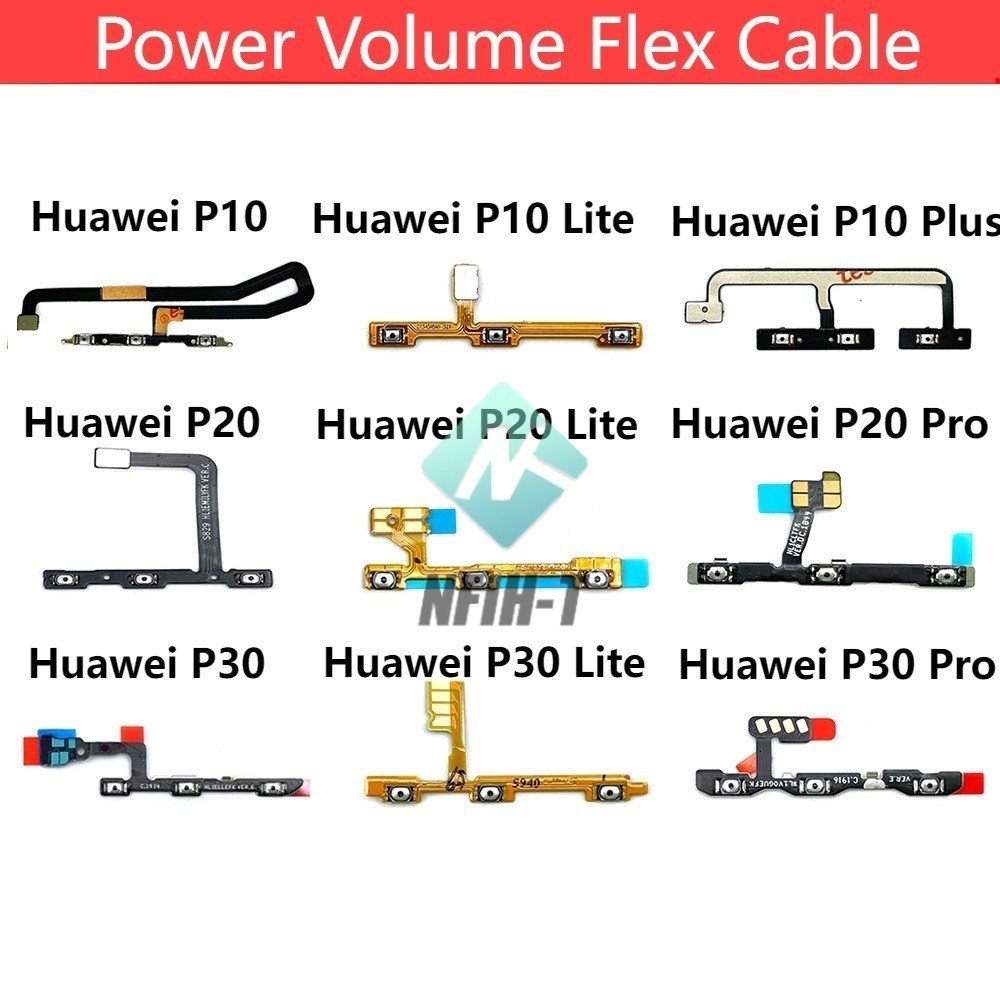 Power Side Key Button Volume Button Flex Cable Ribbon For Huawei P10 ...