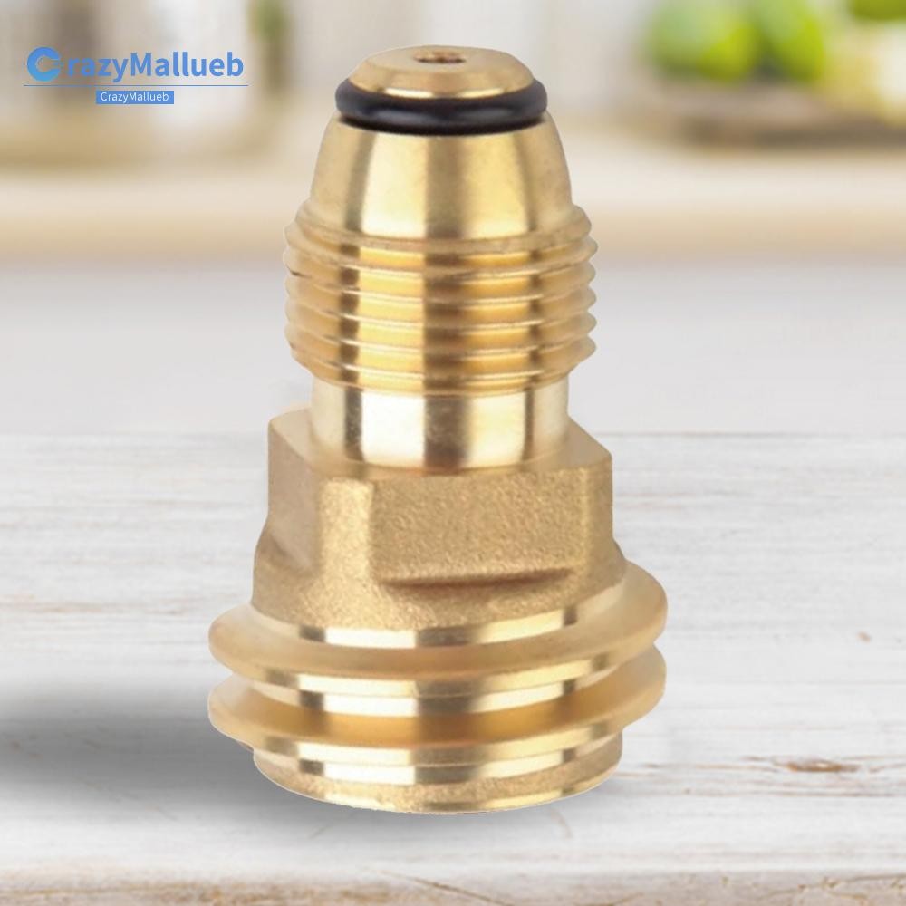 Converts Propane LP TANK POL Service Valve to QCC Outlet Brass Adapter ...
