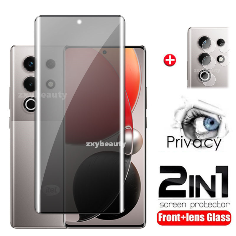 2in1 3D Curved Privacy Tempered Glass For itel S25 Ultra 4G 5G 2024 ...