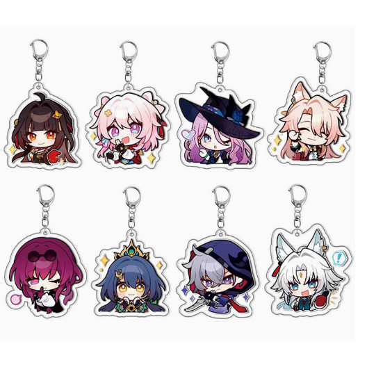 Hsr Honkai Star Rail mica acrylic keychain updates new character ...