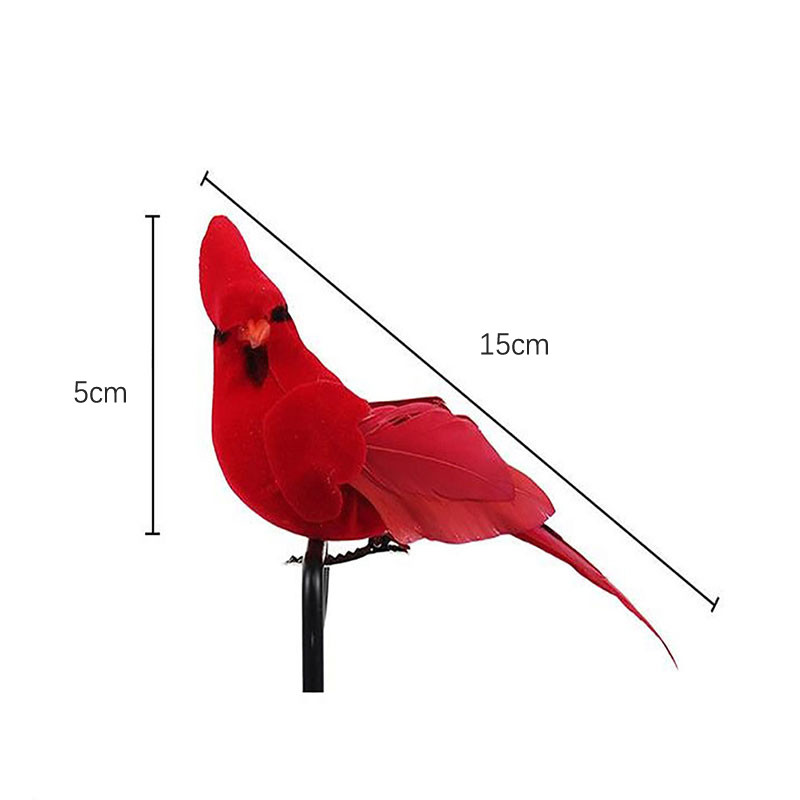 [JJCW] Creative Foam Feather Artificial Parrots Imitation Bird Model ...