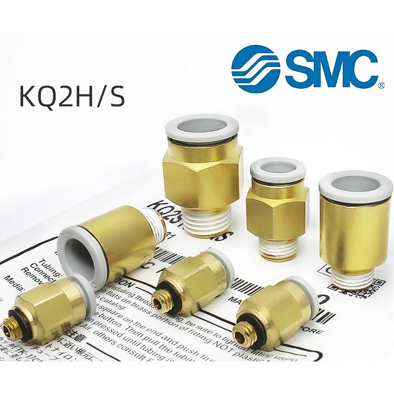 Smc Trachea Quick Connector KQ2H04-KQ2H06-KQ2H08-KQ2H10-KQ2H12-M3A-M5A-M6A-01AS-02AS Threaded ...