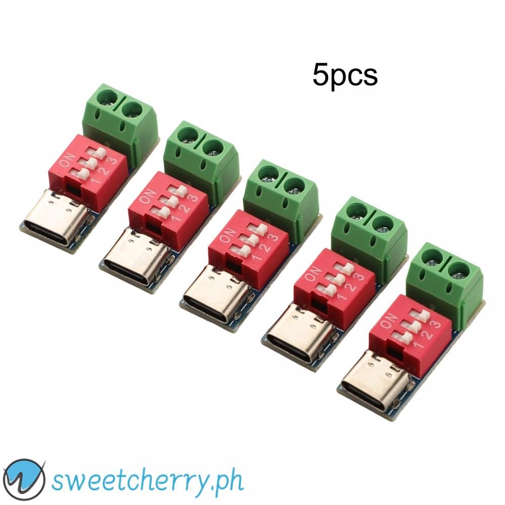 5PCS Adjustable Voltage USB C For PD Trigger Module for Quick Charging ...
