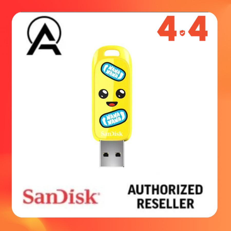 SanDisk USB 3.2 Ingot Type-A Fortnite USB Flash Drive Peely Edition ...