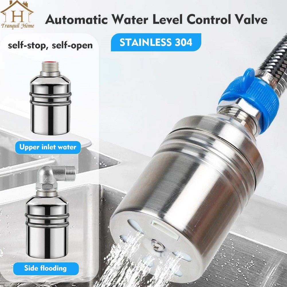 1/2 inch 304 Stainless Steel Mini Water Float Valve Automatic Water ...