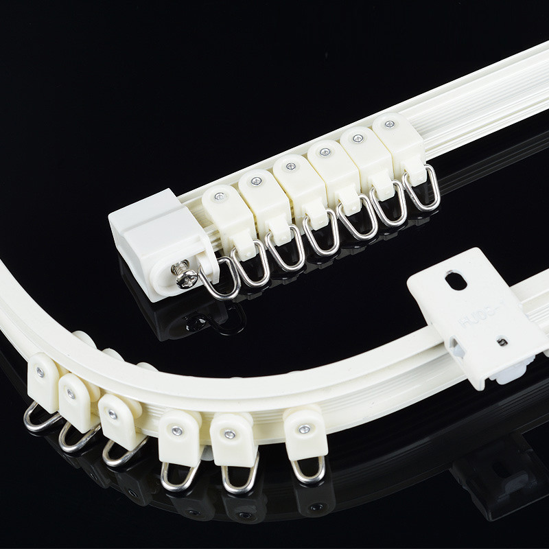 Farrell Heavy Duty Curved Aluminum Alloy Curtain Track Bay Window ...